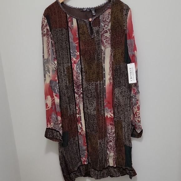 Vasana | Dresses | Nwt Vasna Dress Hippie Chic Opatchwork Boho Crinkle ...